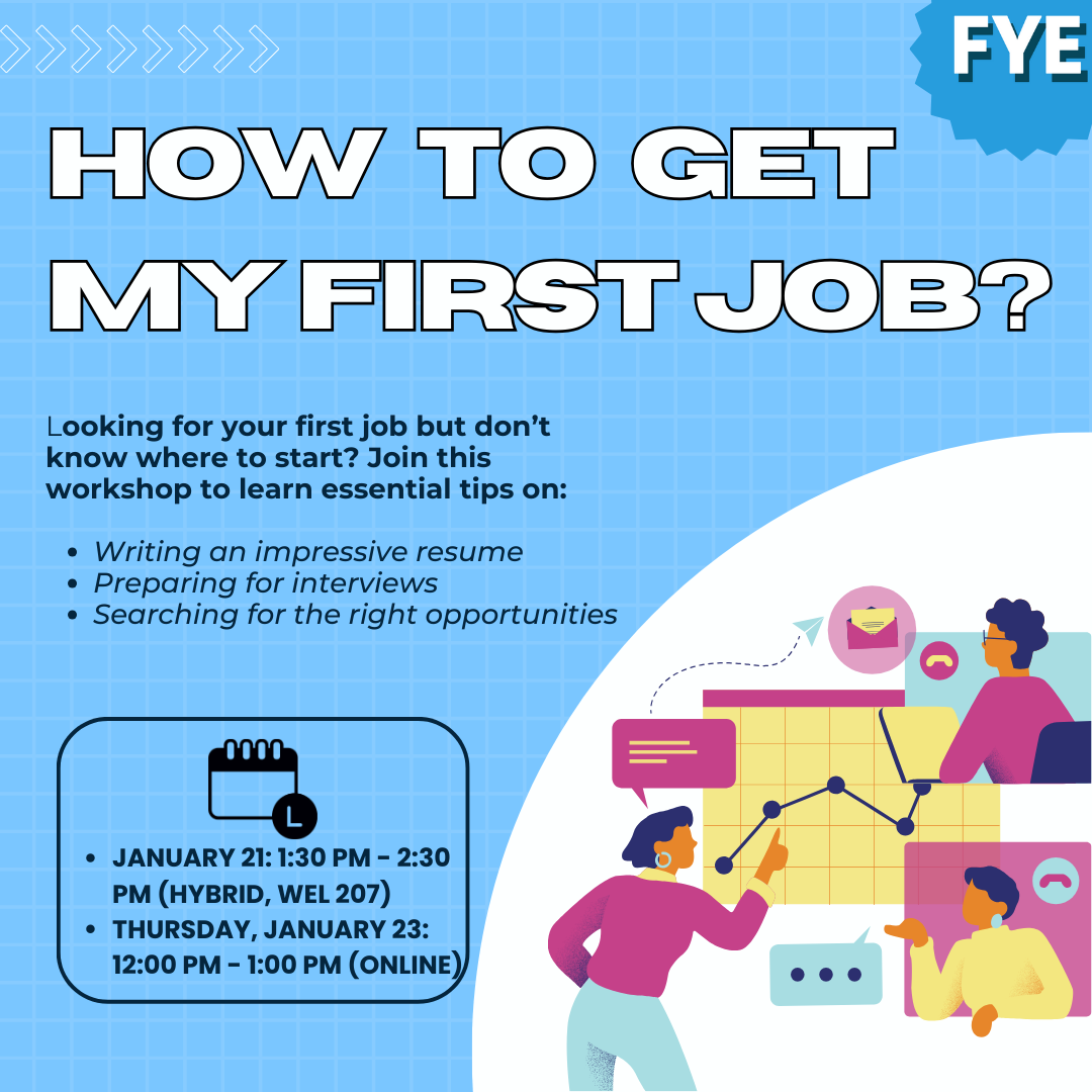 How to get your first job workshop @Virtual & lakeshore | Orientation
